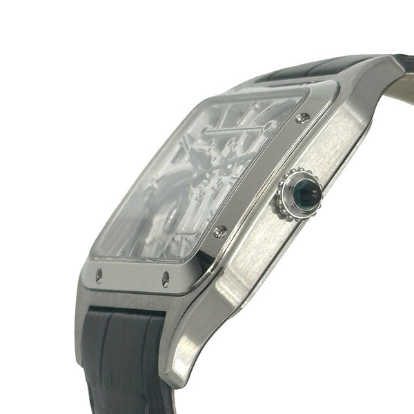 カルティエ【WHSA0032】CARTIER 腕時計 サントス デュモン スケルトン ボーイズ